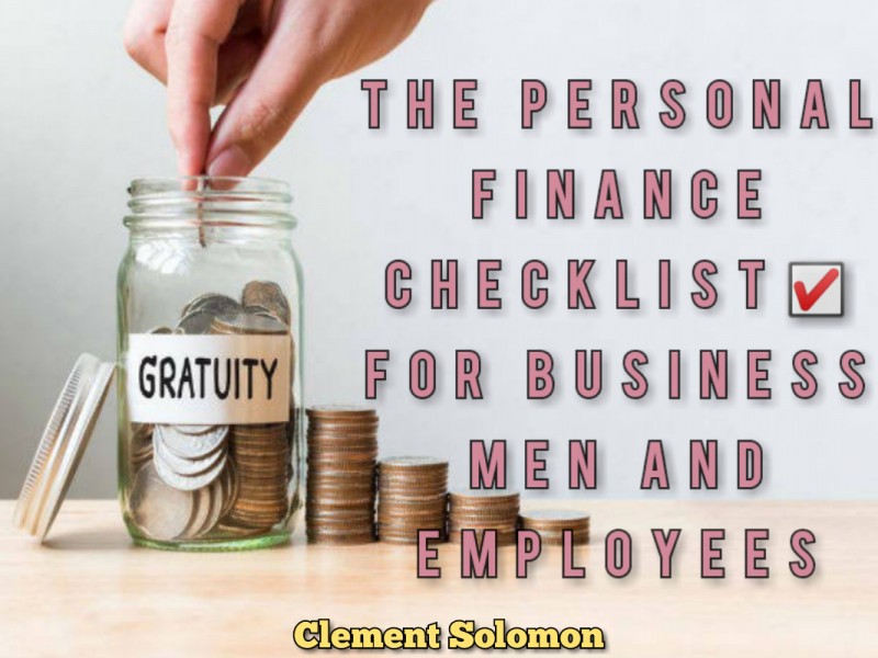 Get The Ultimate Personal Finance Checklist by Clement Solomon on Selar
