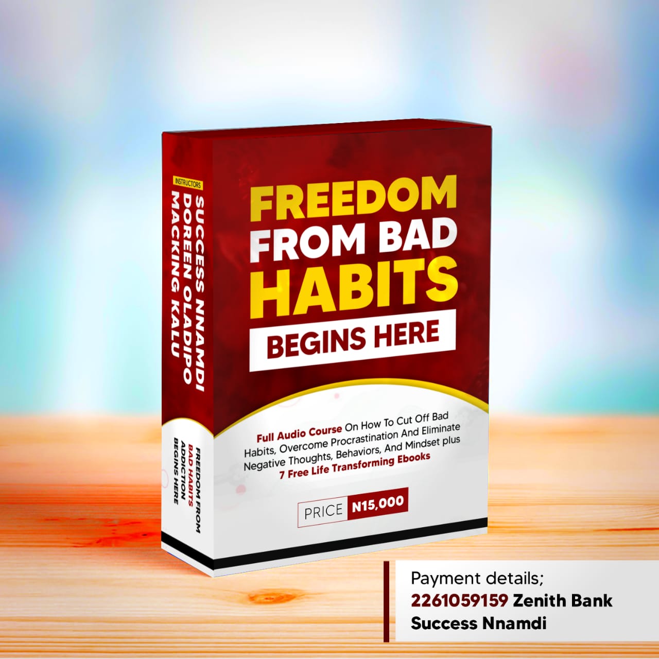 Buy FREEDOM FROM BAD HABITS by Success Nnamdi on Selar