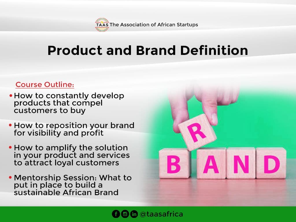 Buy Product and Brand Definition by TAAS AFRICA on Selar