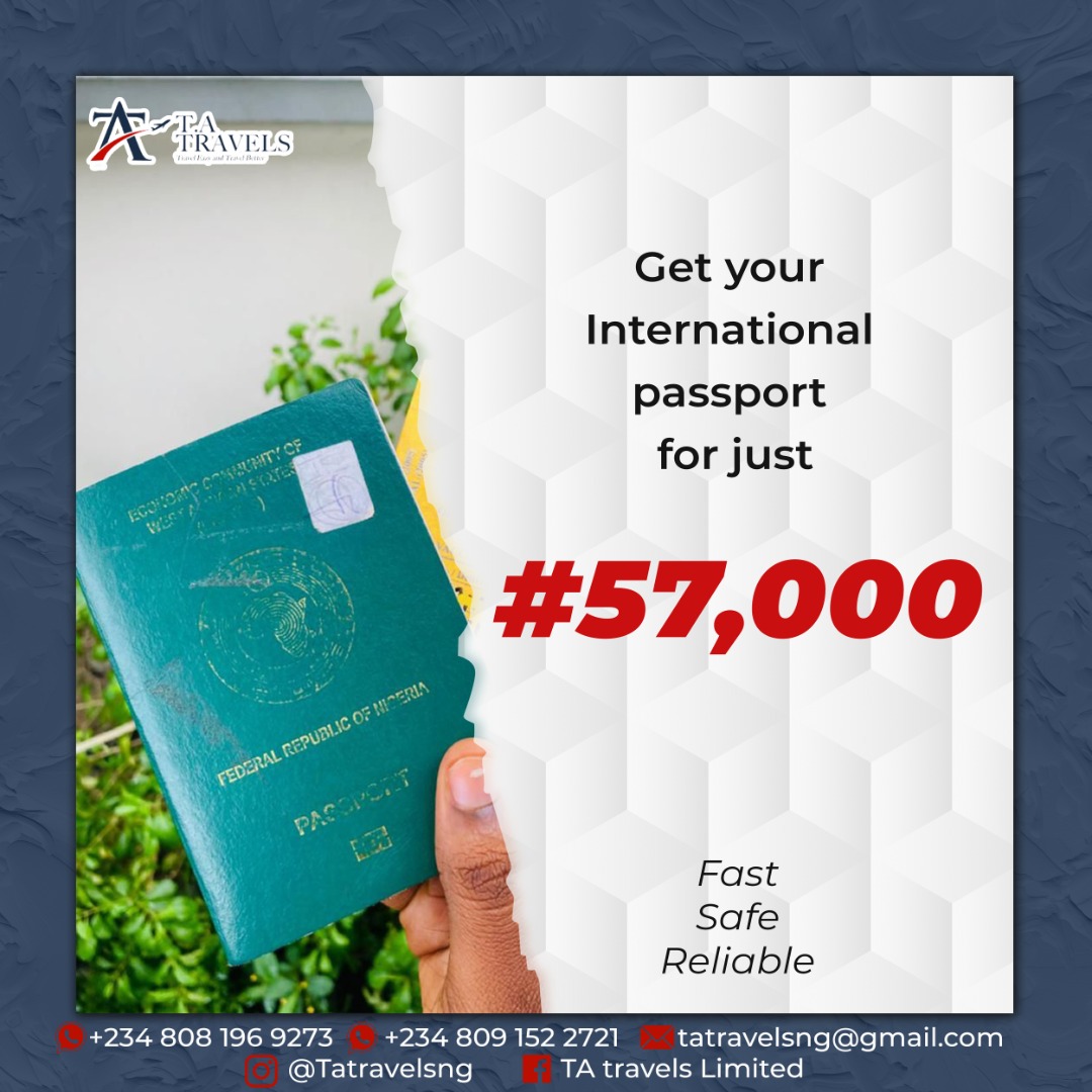 Buy Passport Processing by TA Travels Limited on Selar