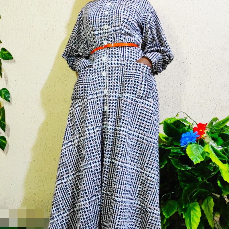 Buy Minah shirt dress by Rasheedah Ahmed Afolayan on Selar