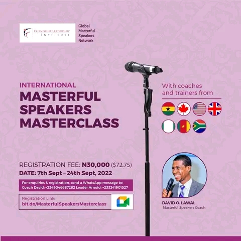 Get Masterful speakers (masterclass). by Adekunle Adedotun on Selar
