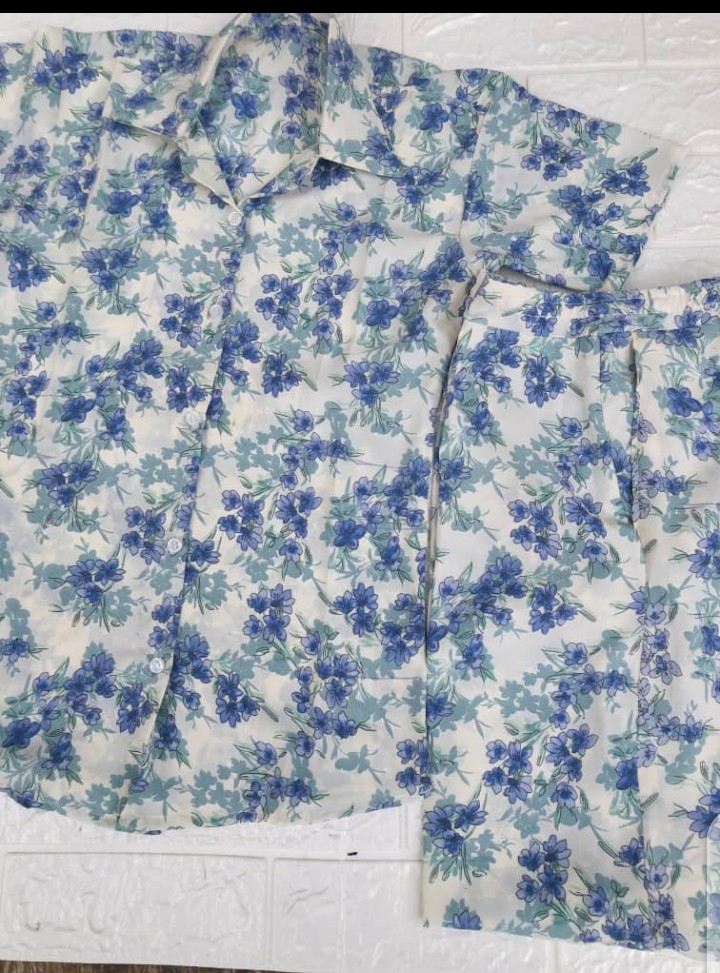 Buy Two pieces shirt and trouser by Teeyah Apparel on Selar