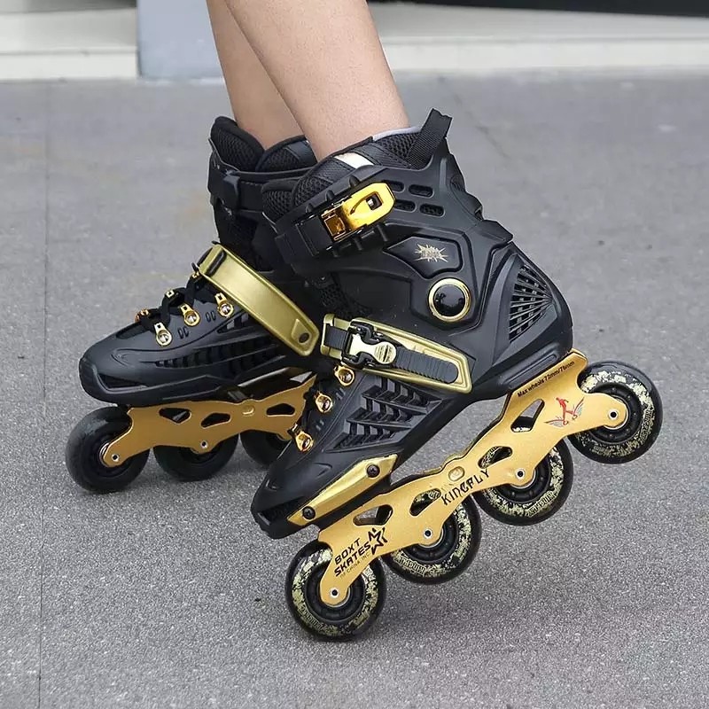 Buy Adult Inline Roller Skates Flat Figure 12 Choice Skating Shoes ...