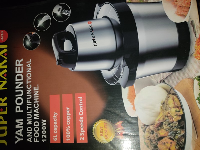 Buy Super Nakai 6L yam pounder and food processing machine by The 4dx ...