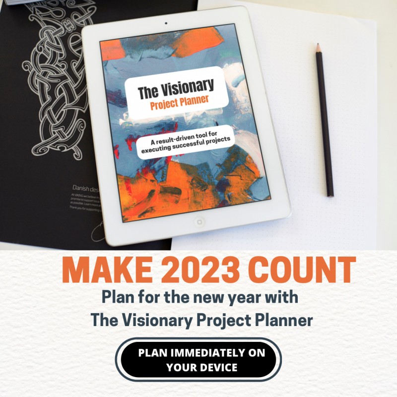 Buy The Visionary Project Planner by Damilola Olarinmoye on Selar