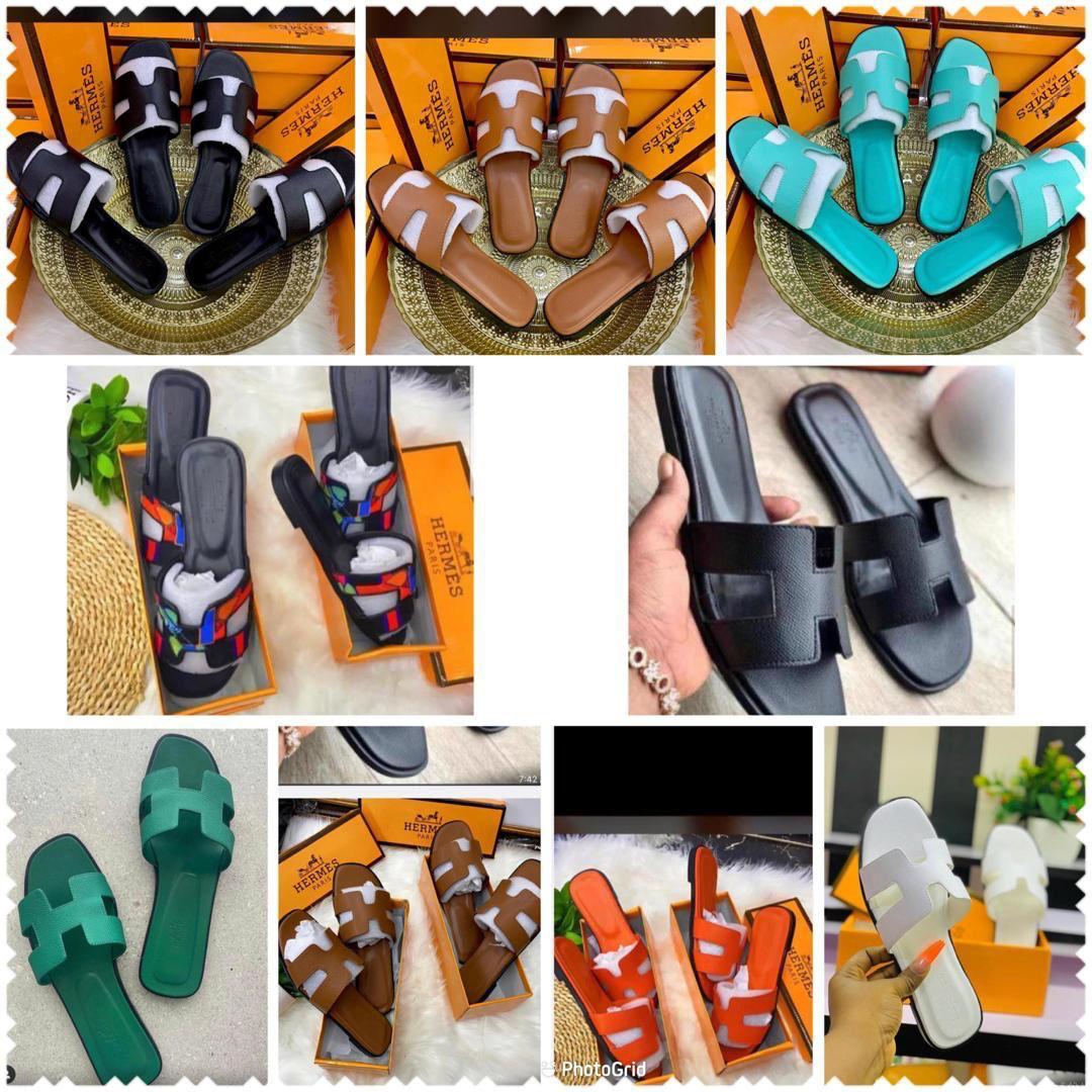 Buy Hermes slippers with box by TheBrandMario on Selar