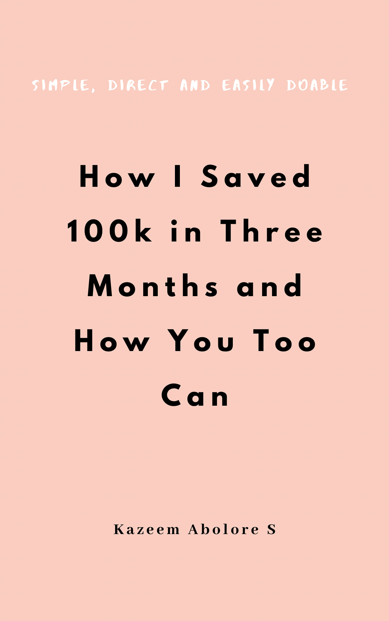 Buy How I Saved 100k in 3 Months as a Teacher and How You Too Can by ...