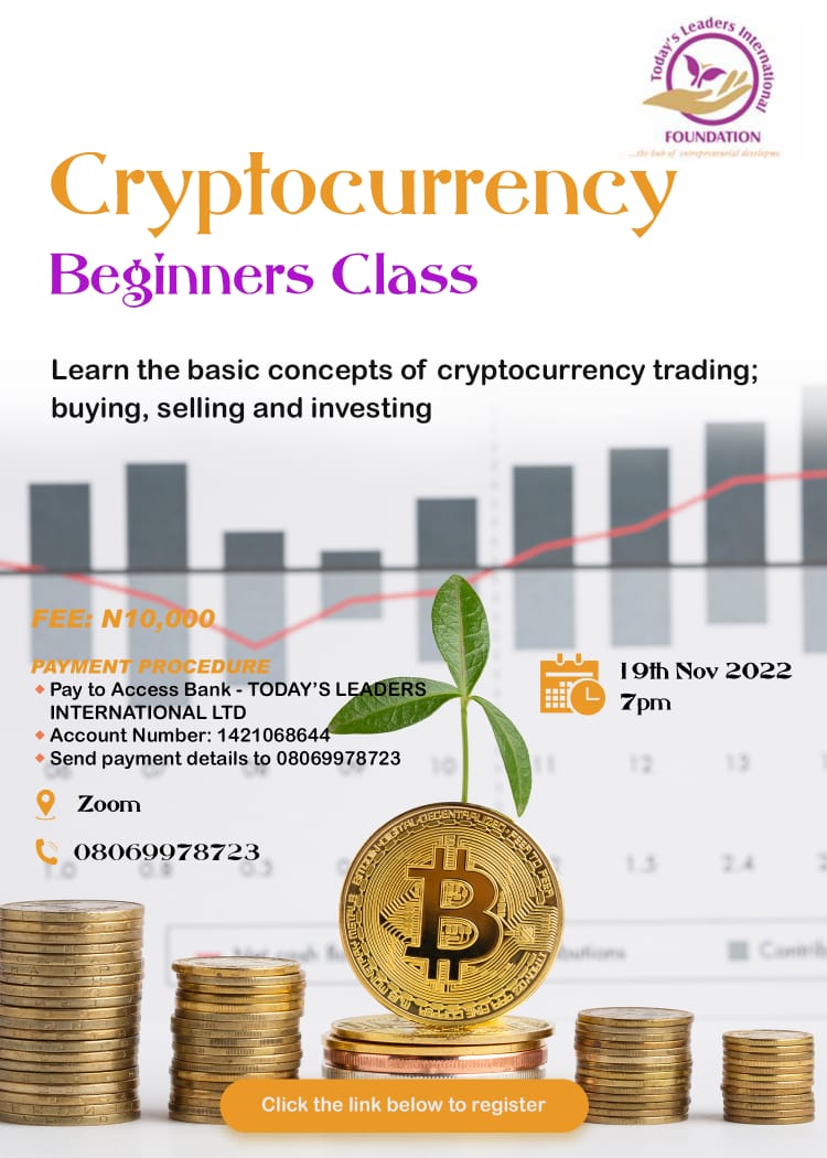 Buy Cryptocurrency beginner's class by Love Oladele on Selar