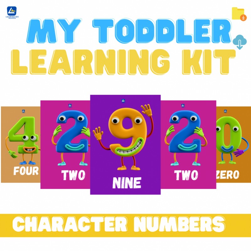Get Character Numbers by My Toddler E-Learning Kit on Selar