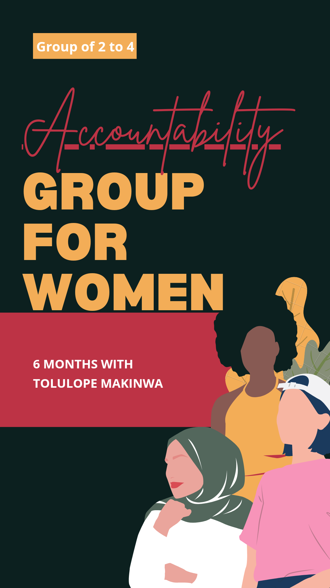 Subscribe Accountability Group for African Women by Tolu Makinwa on Selar