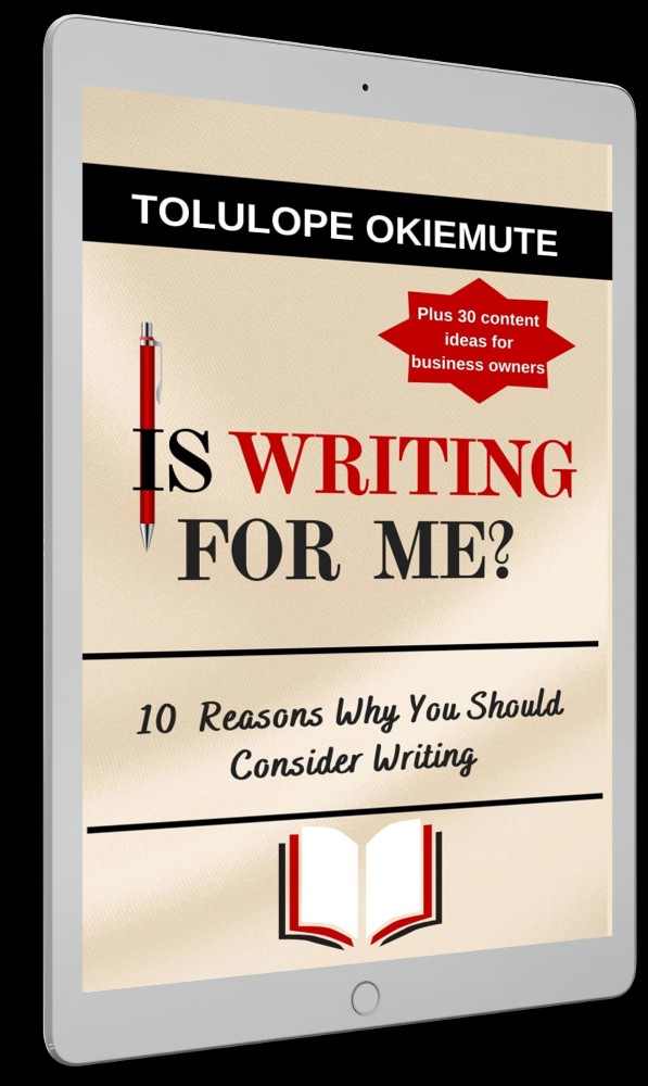 Buy Is Writing for Me? by Tolulope Okiemute on Selar