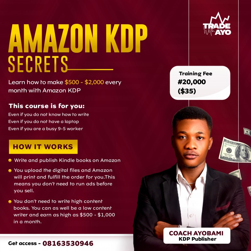 Buy Amazon KDP Master Class by Adefila Ayobami on Selar