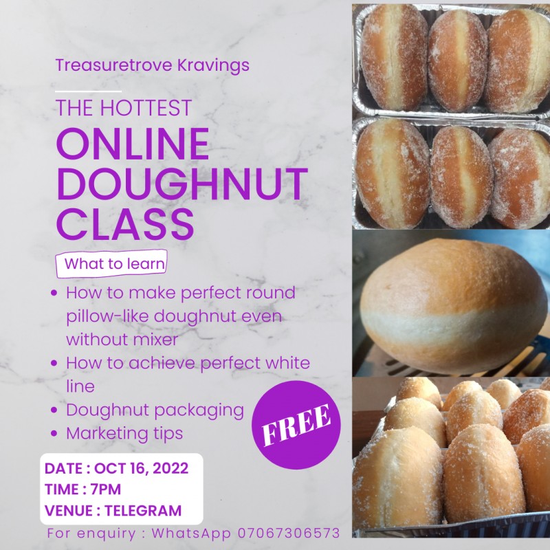 Get Doughnut Class by Janet Egbeleke on Selar