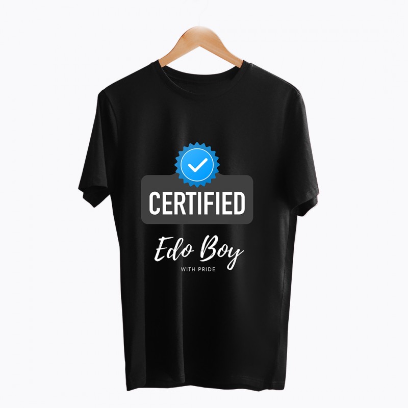 Buy Certified Edo Boy by 87 Tees on Selar