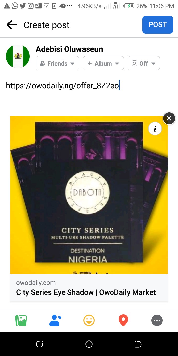 Buy City Series Eye Shadow by Adebisi Oluwaseun on Selar