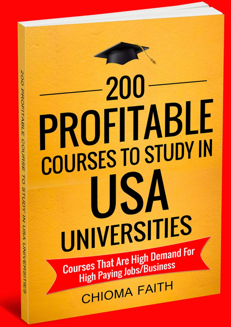 Buy 200 Profitable Courses To Study at USA Universities by Chioma Faith (Study in USA) on Selar
