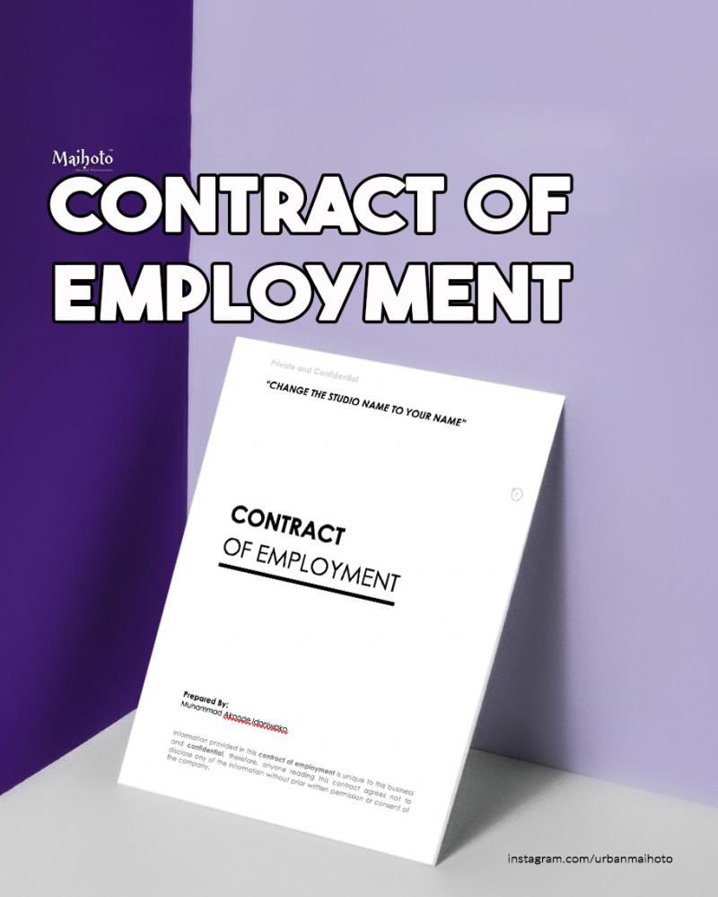 Buy Contract Of Employment by The Maihoto™ Store on Selar