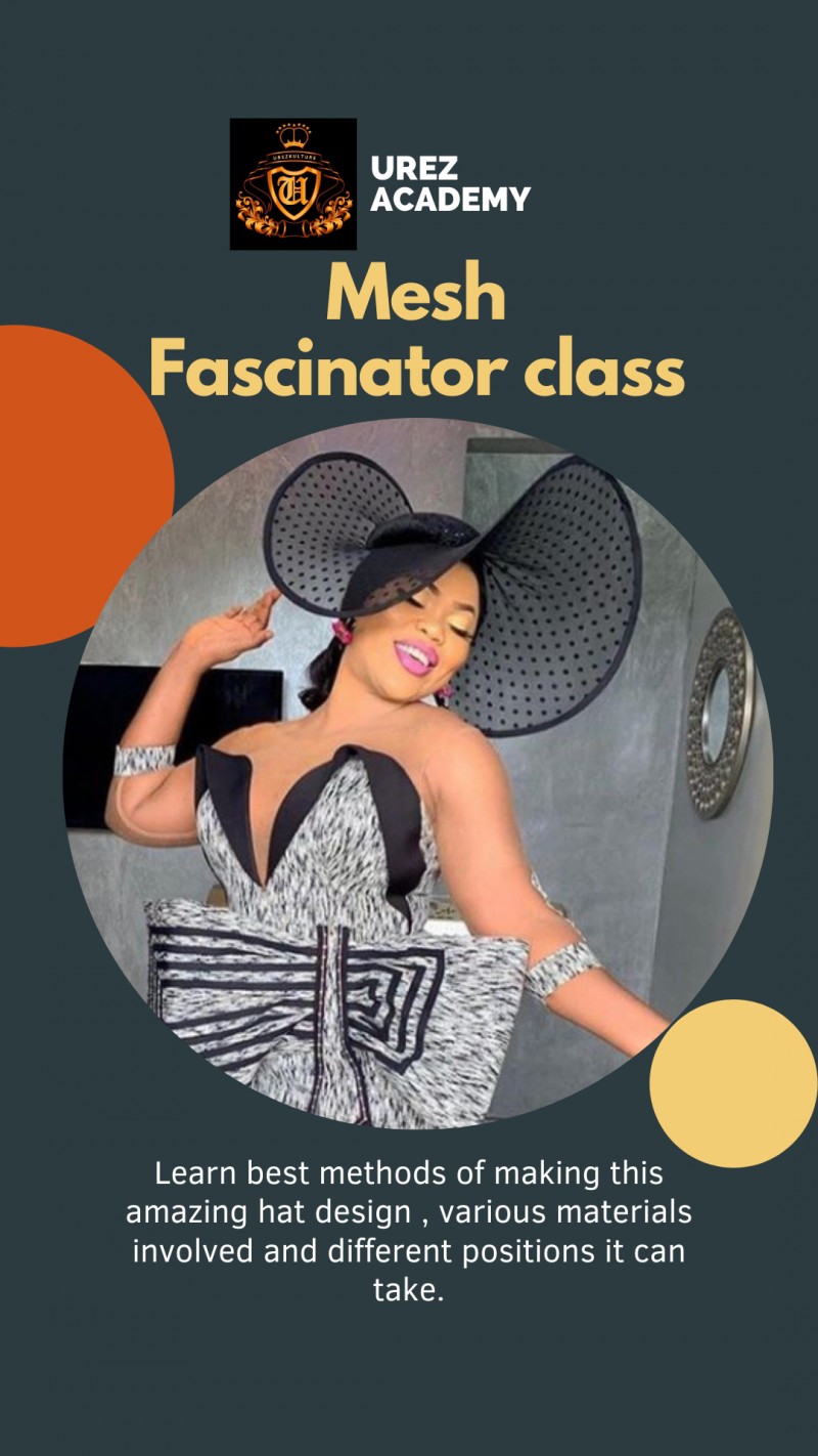 Buy Mesh Fascinator class by Ijeshakara on Selar