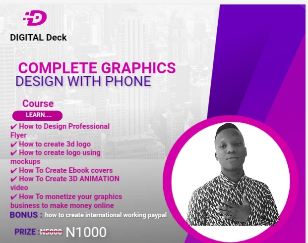 Buy Complete graphics design with smartphone course by odike Victor ...