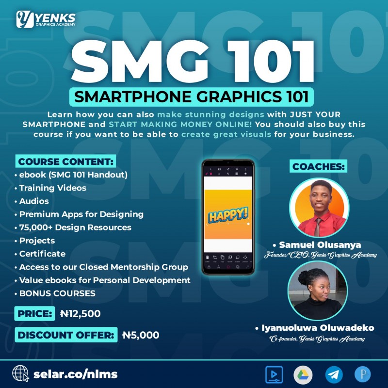 Buy Smartphone Graphics 101 by Yenks Graphics Academy on Selar