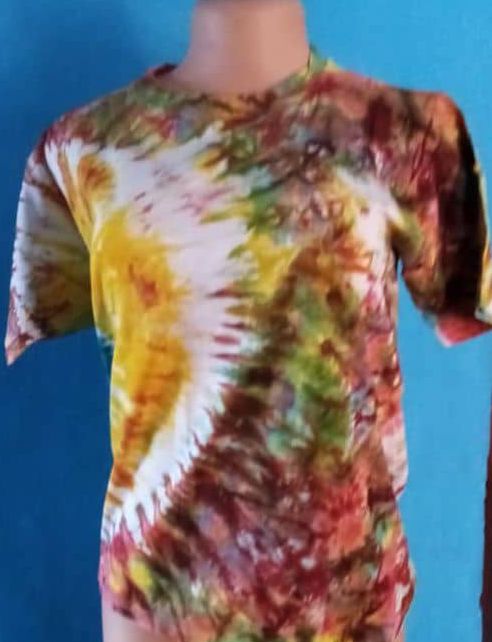 Buy Adire T-shirt (Tie & Dye T-shirts) by Yetty Afro Designs on Selar