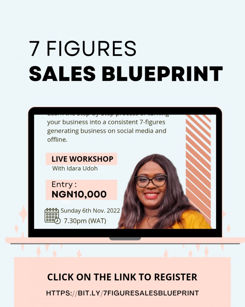 Buy 7 FIGURES SALES BLUEPRINT - Workshop by Idara Udoh on Selar