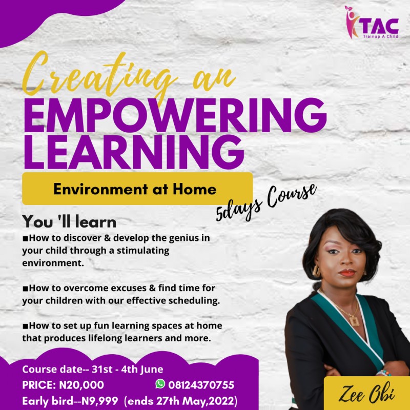 Buy Creating An Empowering learning Environment at Home Course by ...