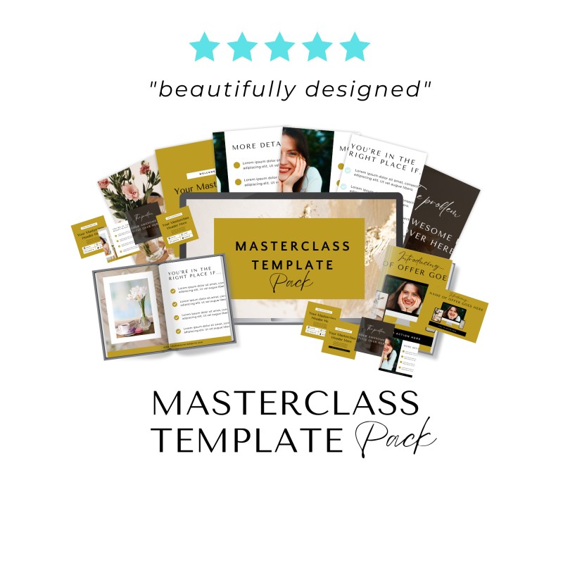 Buy Masterclass Template Pack by Abigail Dzama Anderson on Selar