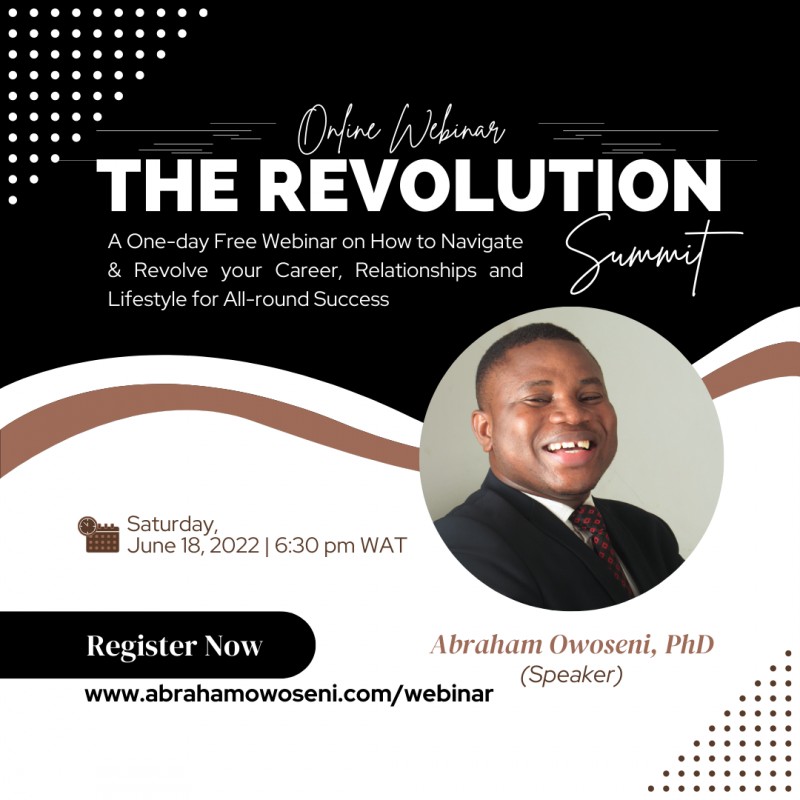 Get Get your Free Ticket to the Revolution Summit by Abraham Owoseni on ...