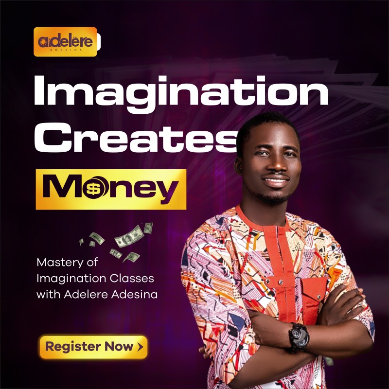 Buy IMAGINATION CREATES MONEY by Adelere Adesina Abiodun on Selar.co