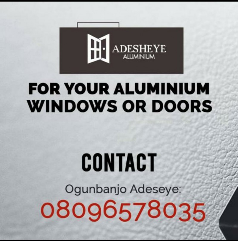 Get Aluminum Windows & Doors Fabrication by Adeseye Ogunbanjo on Selar