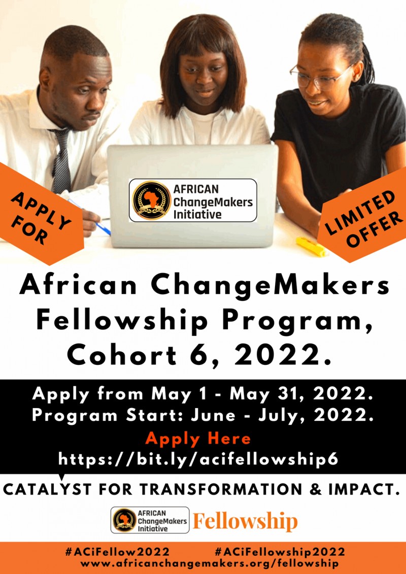 Buy Register for African ChangeMakers Fellowship Program, Cohort 6 ...