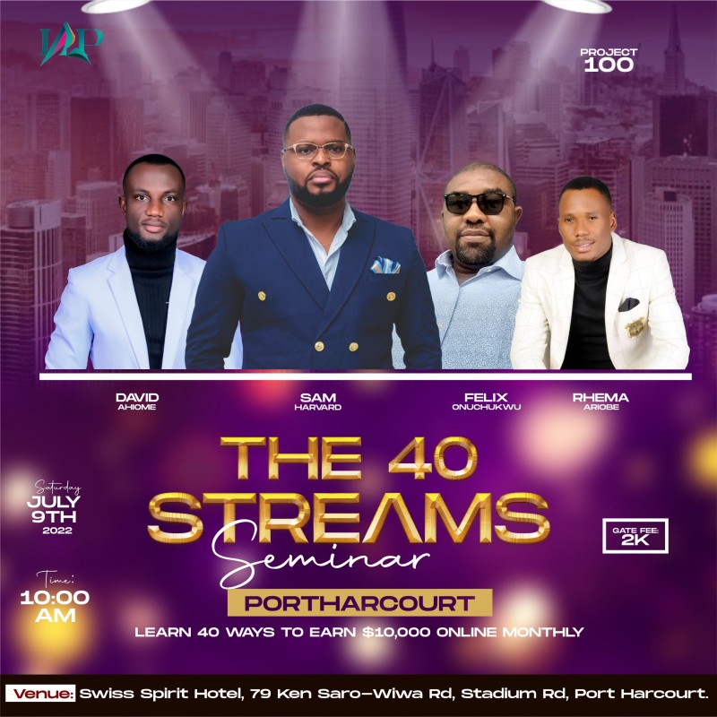 Buy LAP 40 Streams Seminar, Port Harcourt by David Osamudiame Ahiome on ...