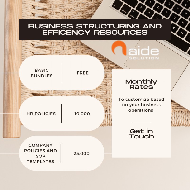 Buy Business Structuring and Efficiency Event Bonus by Aide Solution on Selar