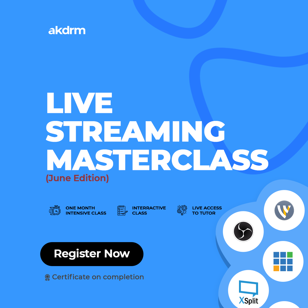Buy LIVE Streaming Masterclass: Beginners to Pro by akdreamng on Selar