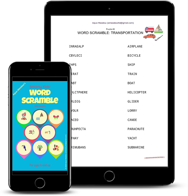 Buy Smarty Kids' Word Scramble by Aqua Meadow on Selar