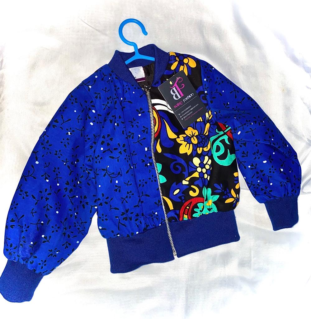 Buy Blue Bumper Jacket by Bairn Fashion on Selar