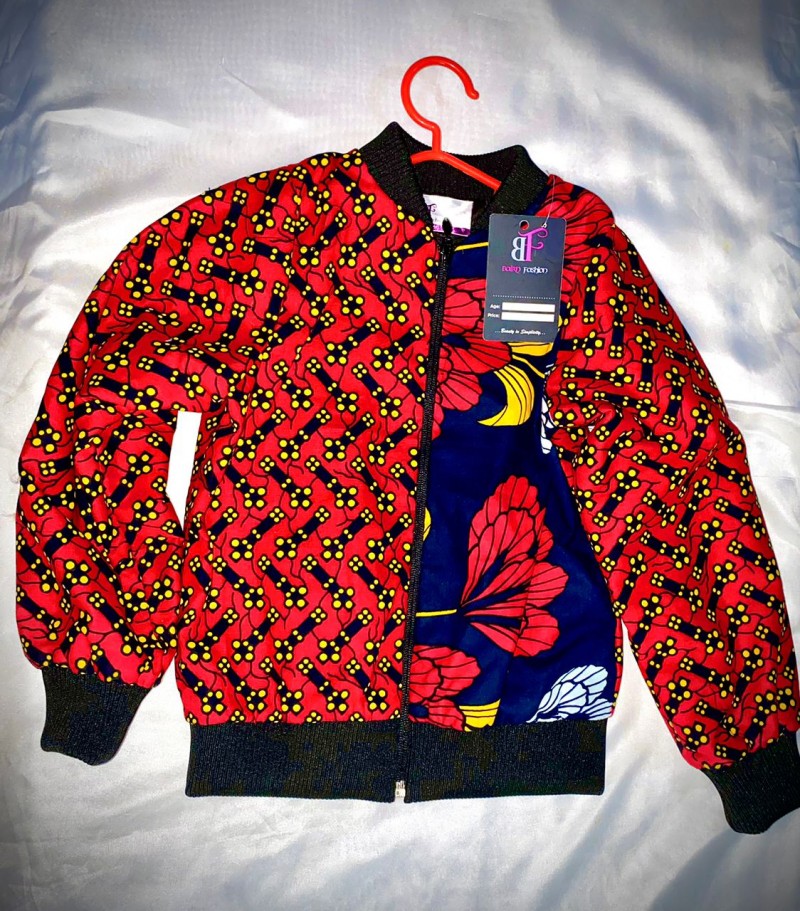 Buy Red Bumper Jacket by Bairn Fashion on Selar