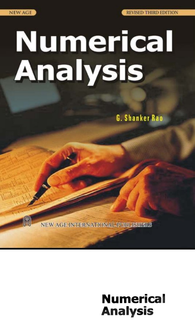 Buy Numerical analysis for scientists and Engineers by G Shankar Rao by ...
