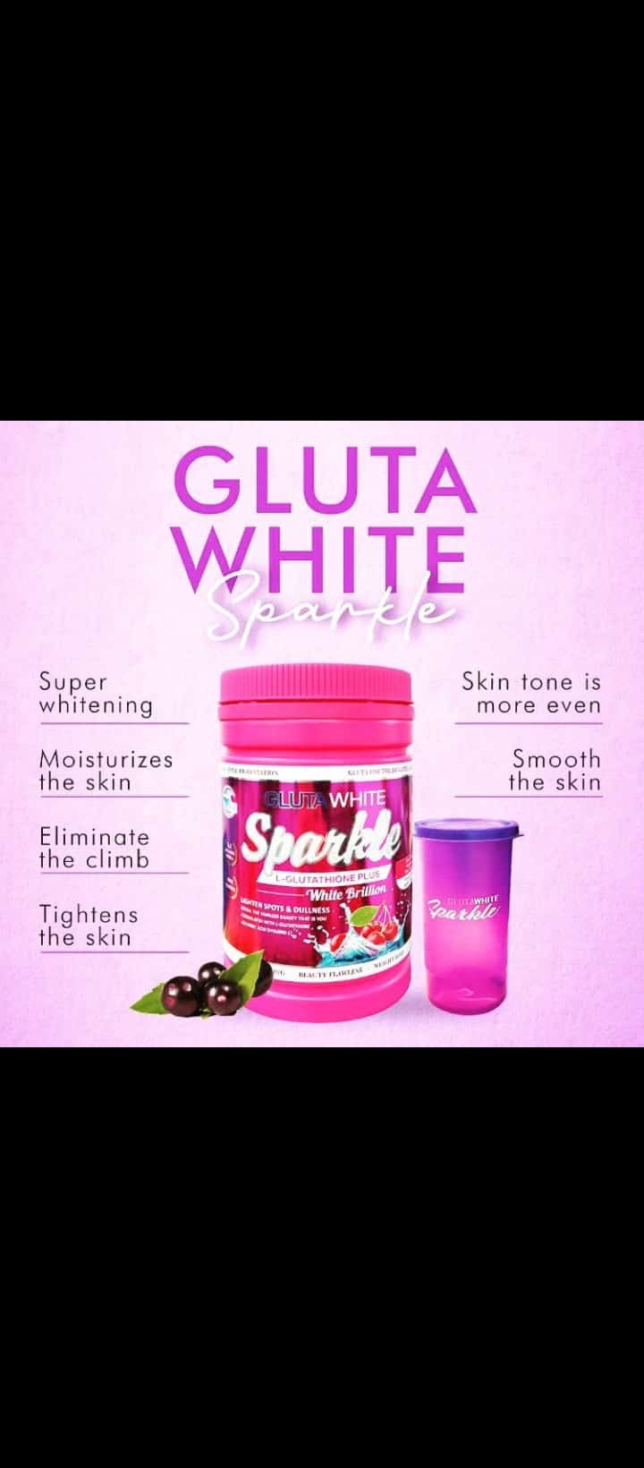 Buy Gluta white sparkles by Beccss Botanicals Store on Selar