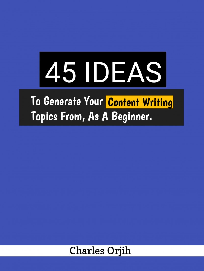Get 45 IDEAS TO GENERATE YOUR CONTENT WRITING TOPICS FROM, AS A ...