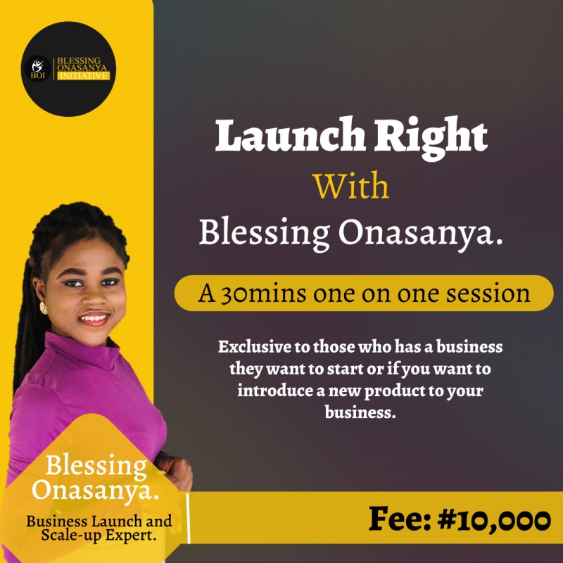 Buy Launch Right With Blessing Onasanya by Blessing Onasanya initiative ...