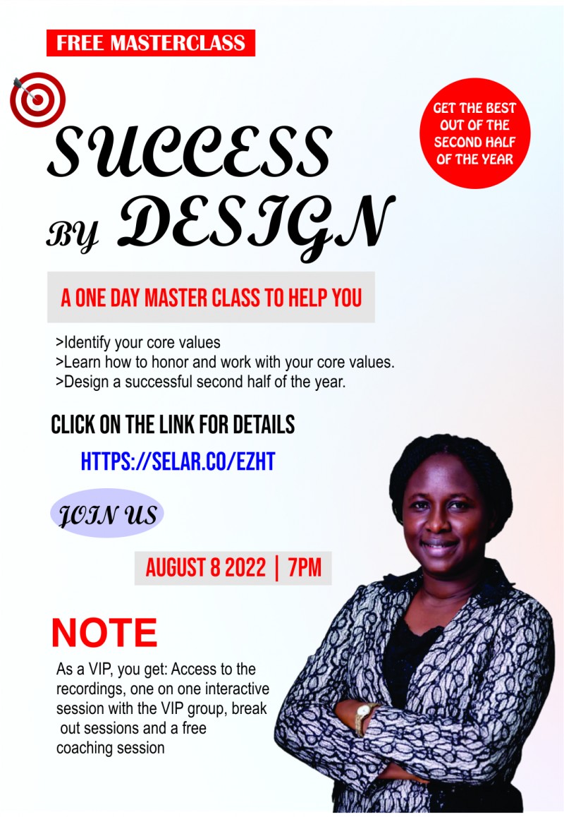 Get Success By Design by Blessing Ishomo on Selar