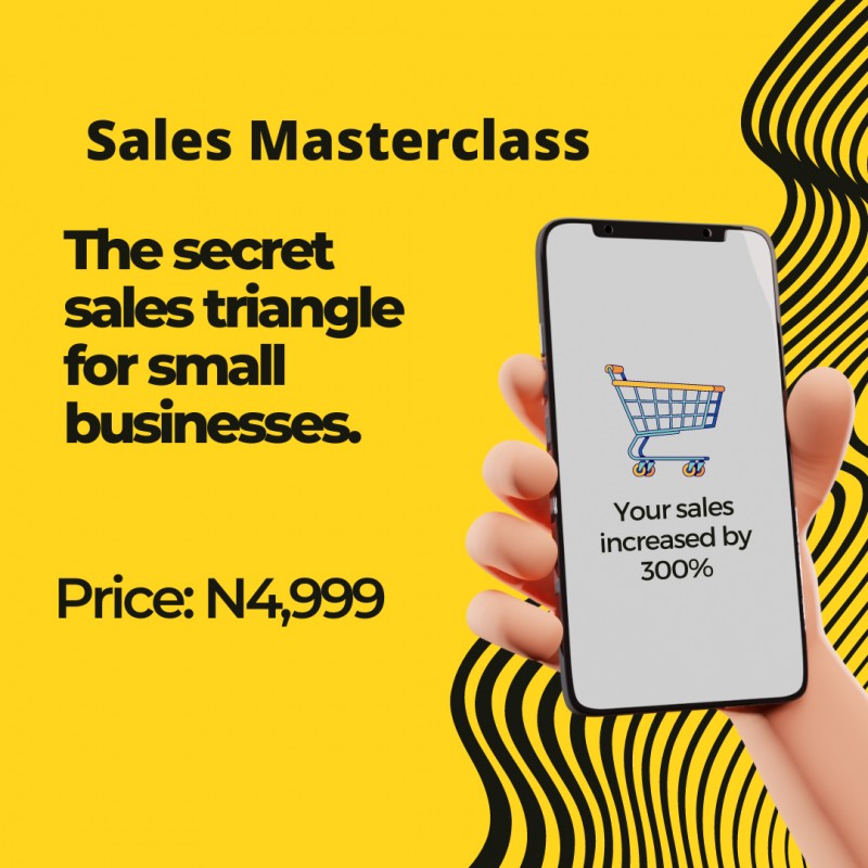 Buy Sales Masterclass: The secret sales triangle for small businesses by Bolutife Akande on Selar