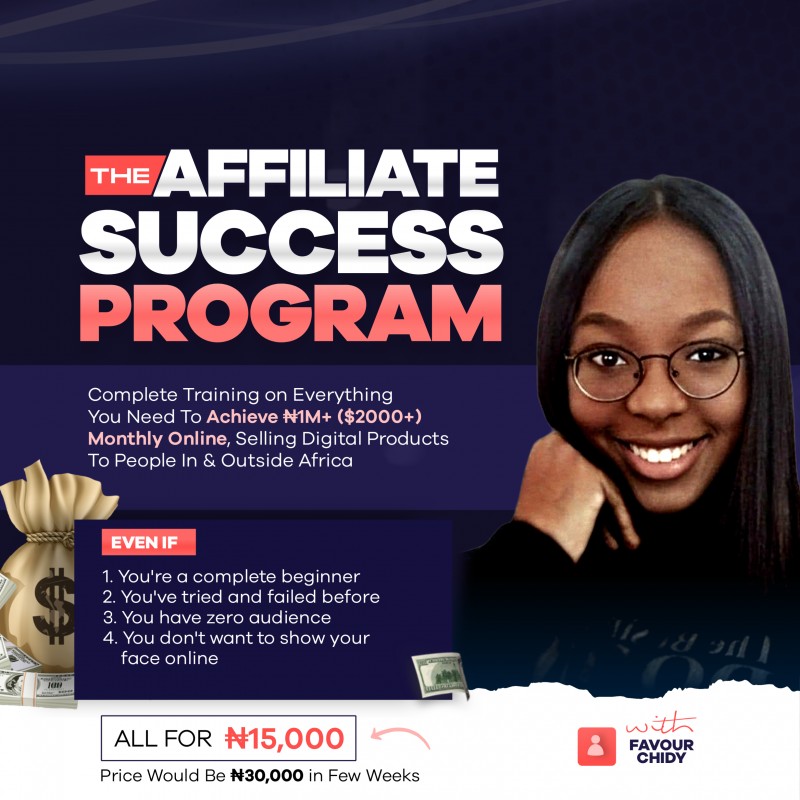 Buy The Affiliate Success Program by Chidy Favour on Selar