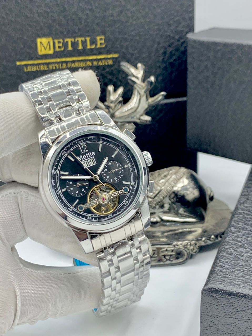 Buy Mettle automatic wrist watch. Engine watch by Chrisbilltech De ...