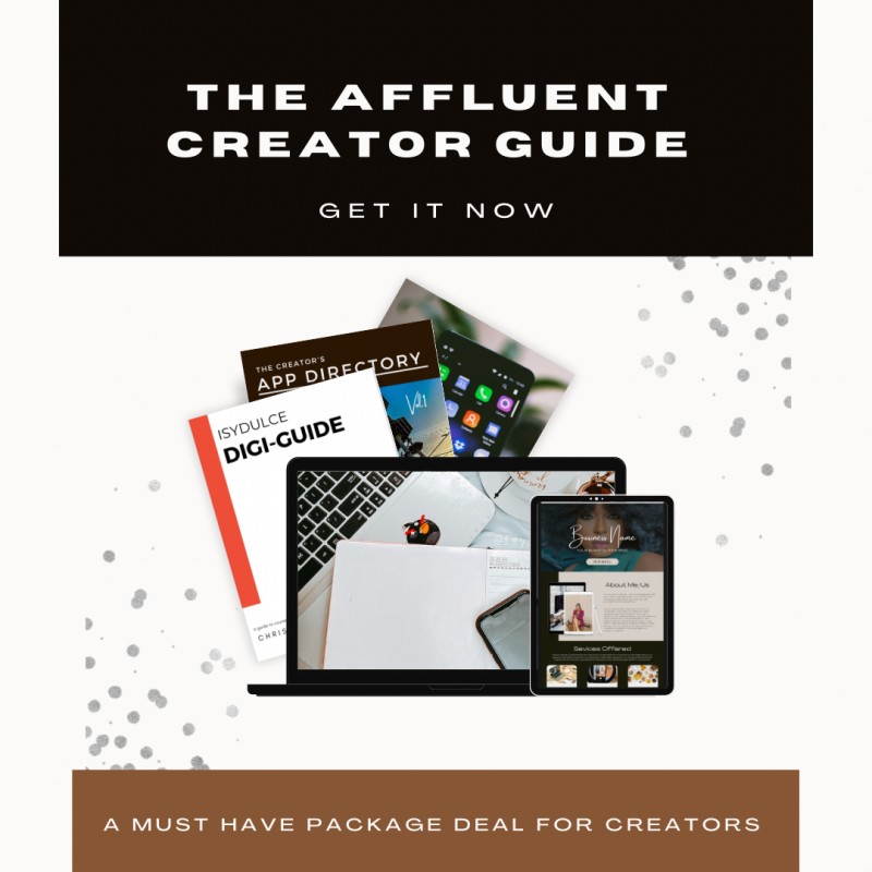 Buy The Affluent Creator Guide by Christie Isydulce on Selar