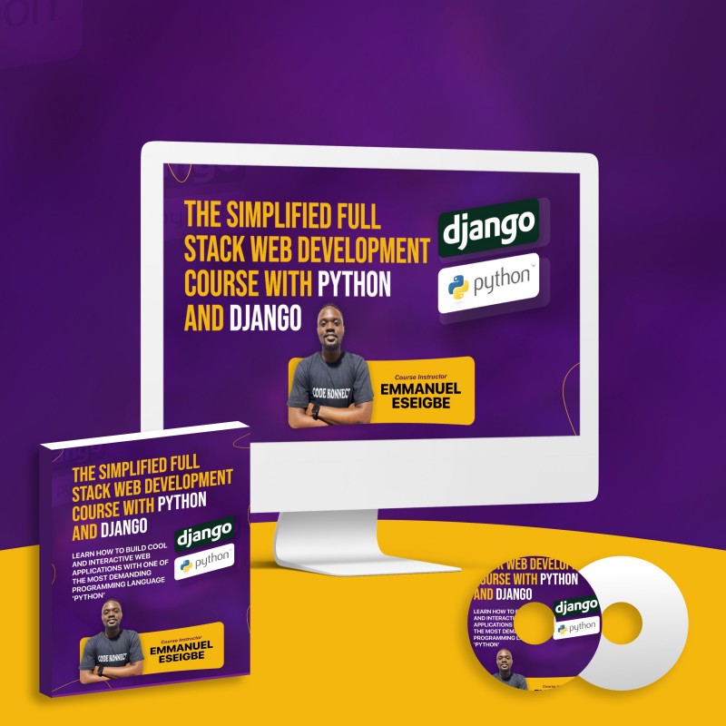 Buy The Simplified Fullstack Web Development Course with Python and Django by Emmanuel Eseigbe ...