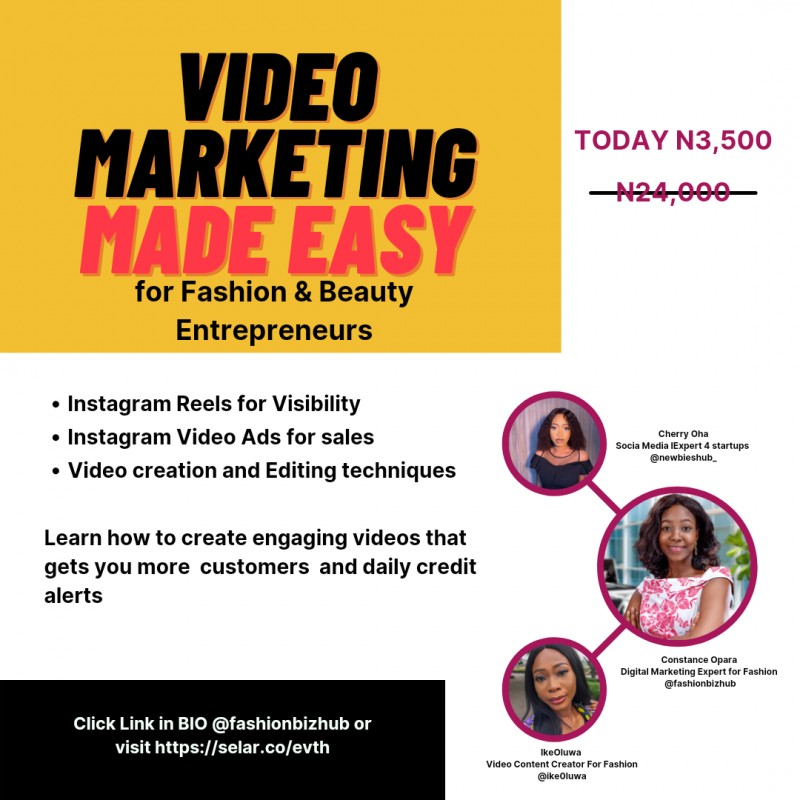 Buy Video Marketing Made Easy for Fashion Entrepreneurs by Constance ...